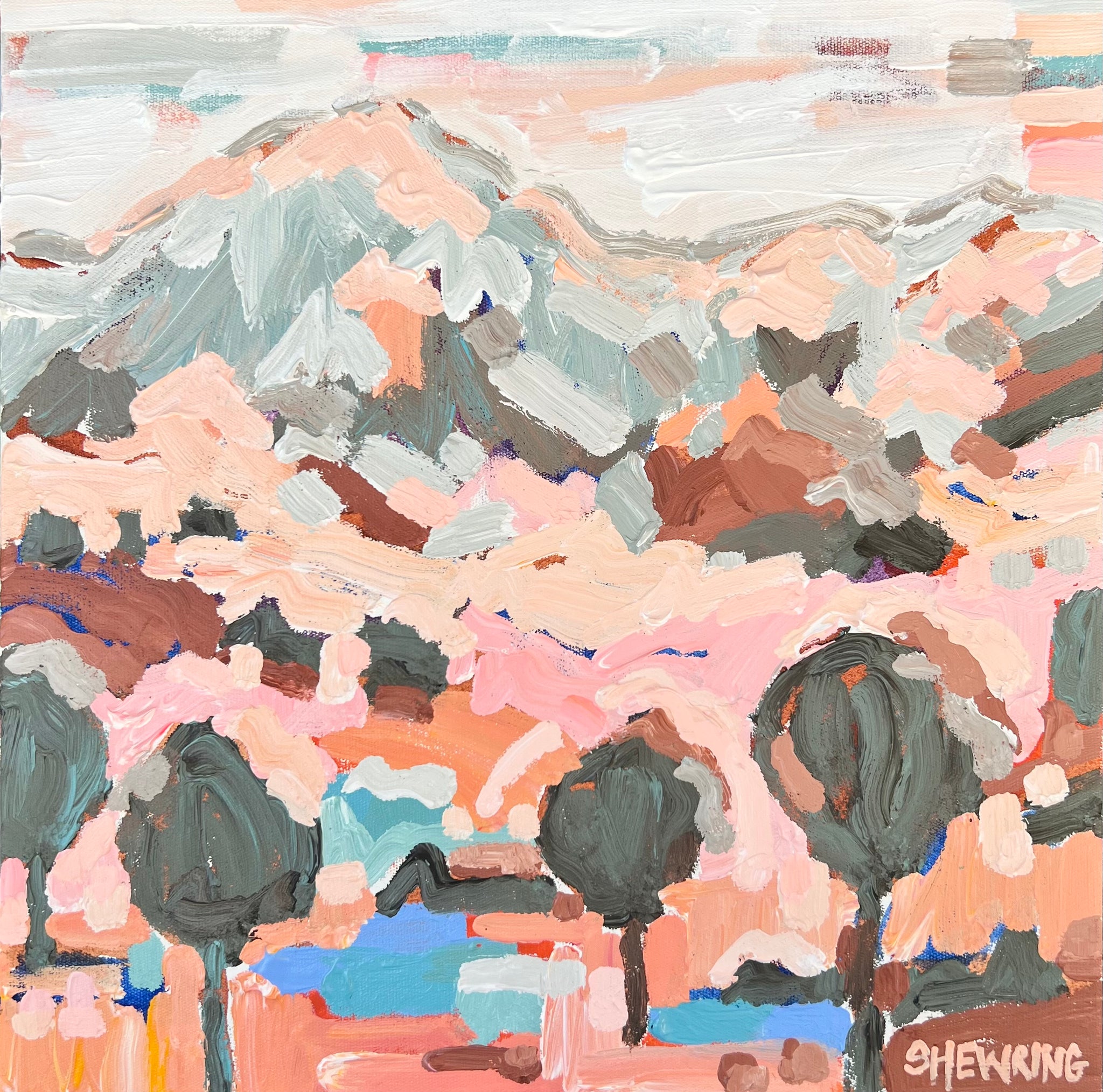 Tranquility original painting by Jen Shewring Artist in Melbourne Australia